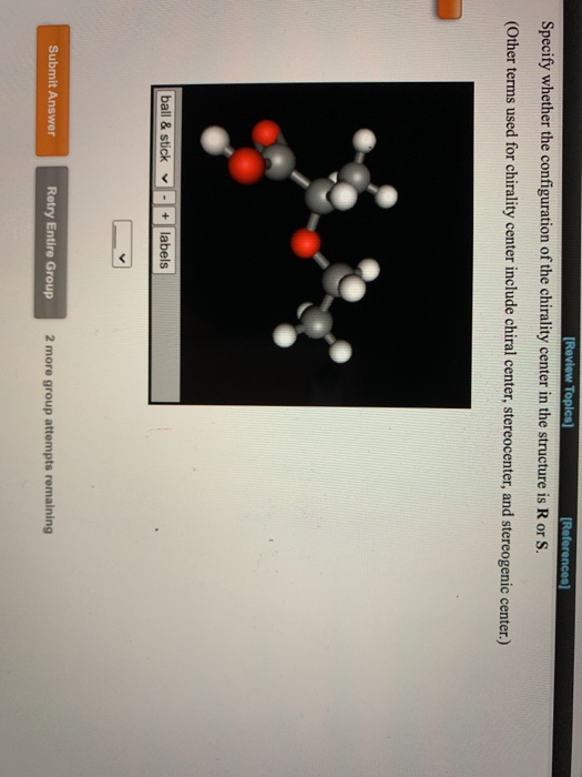 Solved [Review Toples] [References) Specify the | Chegg.com