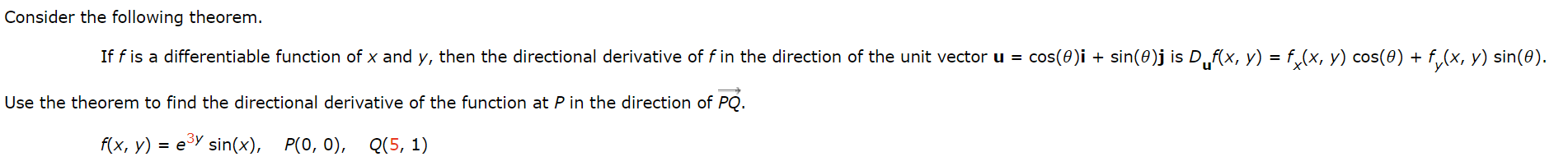 Solved Consider the following theorem. Use the theorem to | Chegg.com