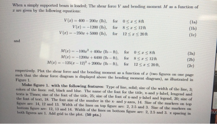 Solved This Problem Must Be Solved Using Matlab Without For 