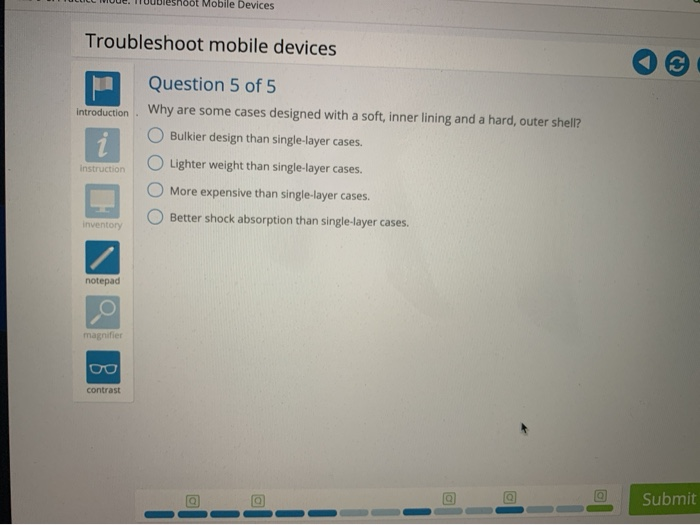 Solved Troubleshoot mobile devices CR Failing battery | Chegg.com