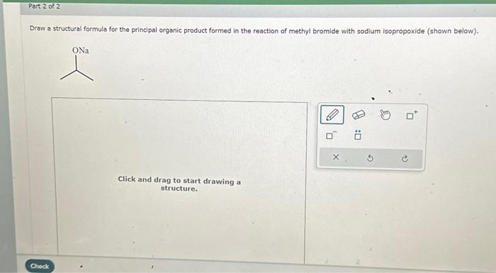 Solved Draw a structural formula for the principal organic | Chegg.com