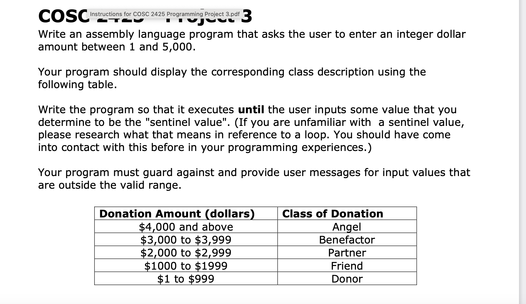 Solved Using Masm Write An Assembly Language Program That