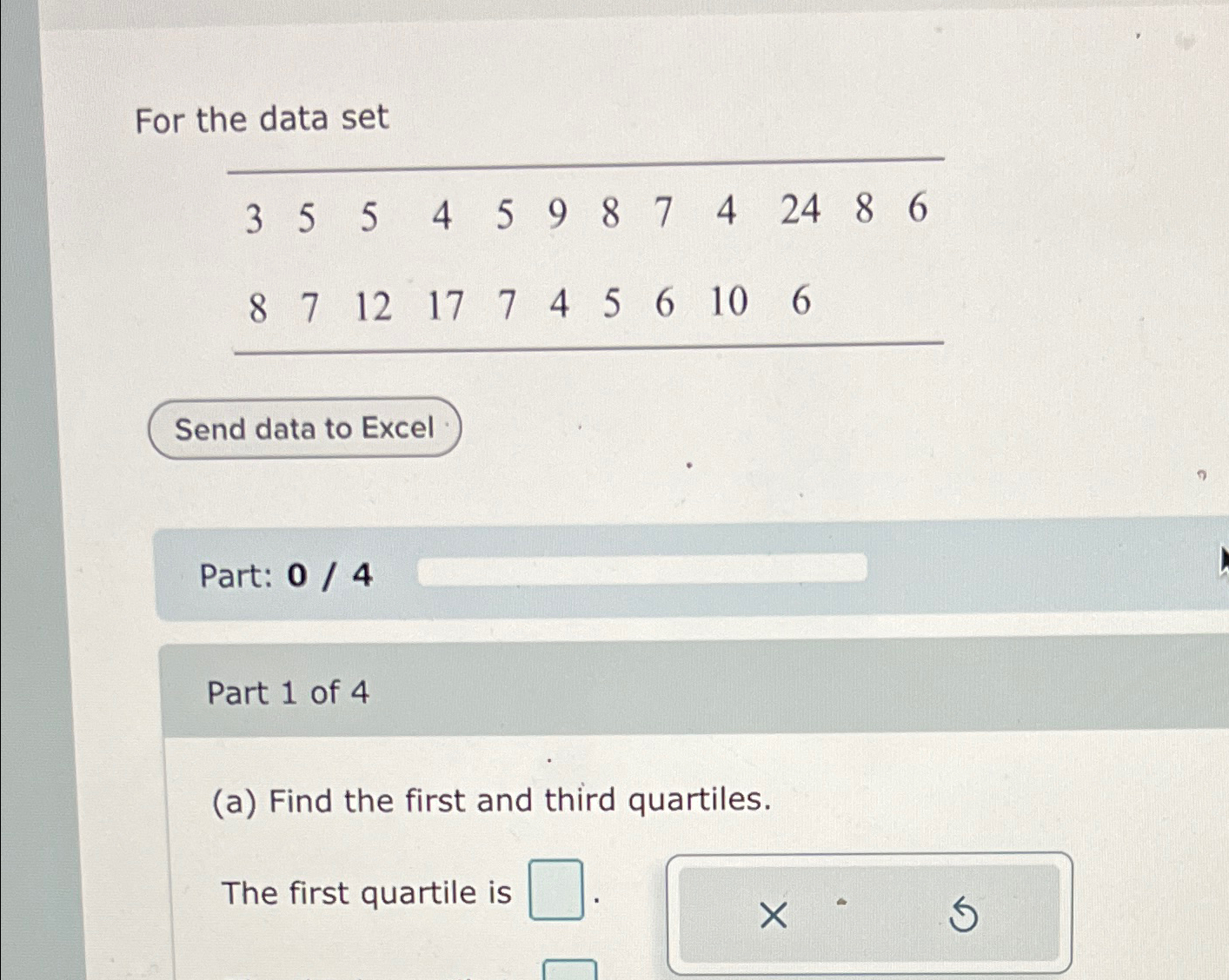 Solved For the data | Chegg.com