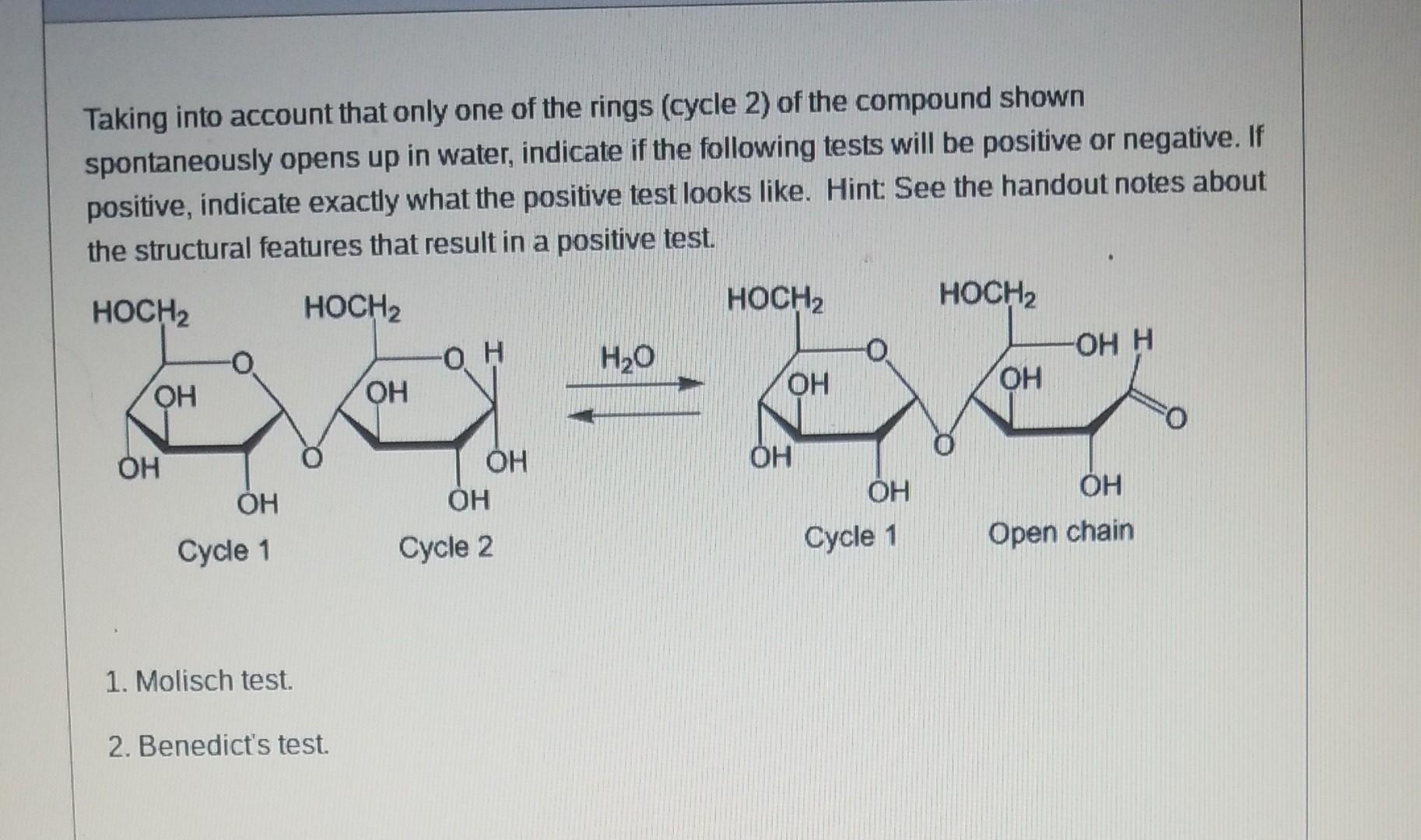 Taking into account that only one of the rings (cycle | Chegg.com