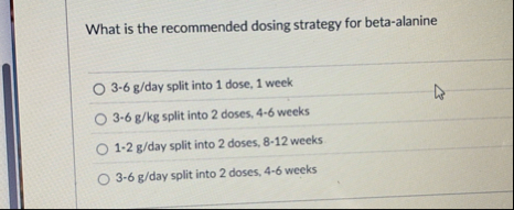Solved What is the recommended dosing strategy for | Chegg.com