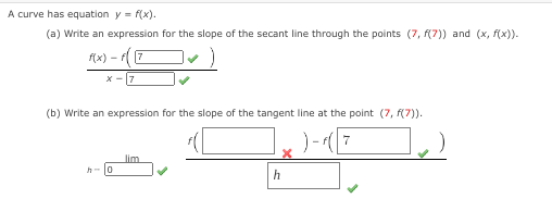 Solved A curve has equation y=f(x).(a) ﻿Write an expression | Chegg.com