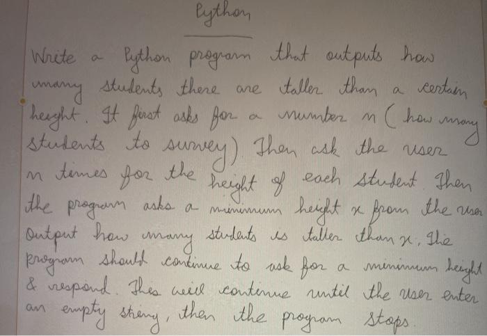 Solved Certain Insany Python Write Python Program That 7360