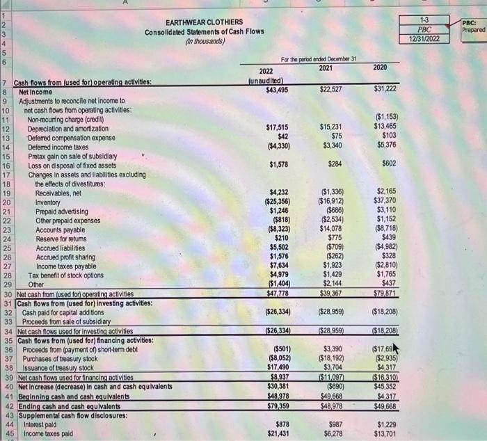 In this mini-case you will determine overall | Chegg.com