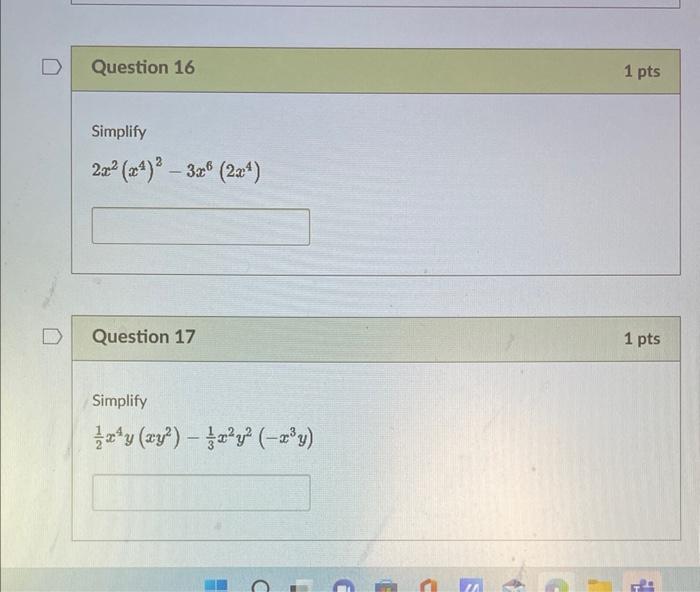 Solved Simplify 3x3(x6)2 Question 15 Simplify | Chegg.com Solved Simplify 3x3(x6)2 Question 15 Simplify | Chegg.com