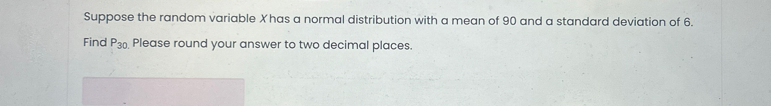 Suppose the random variable x ﻿has a normal | Chegg.com