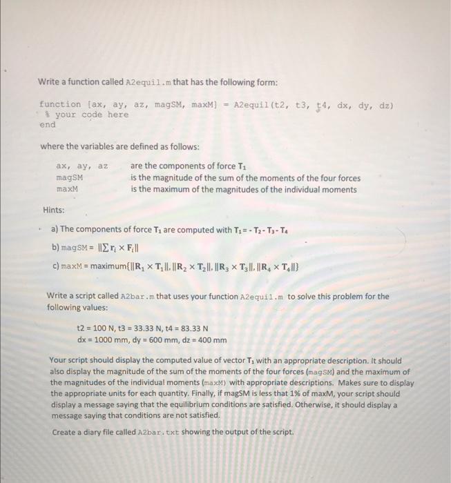 Solved please solve this whole problem using a matlab code. | Chegg.com