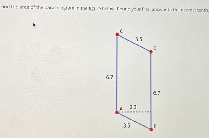 Solved find the area of the PolyGram in the figure below | Chegg.com