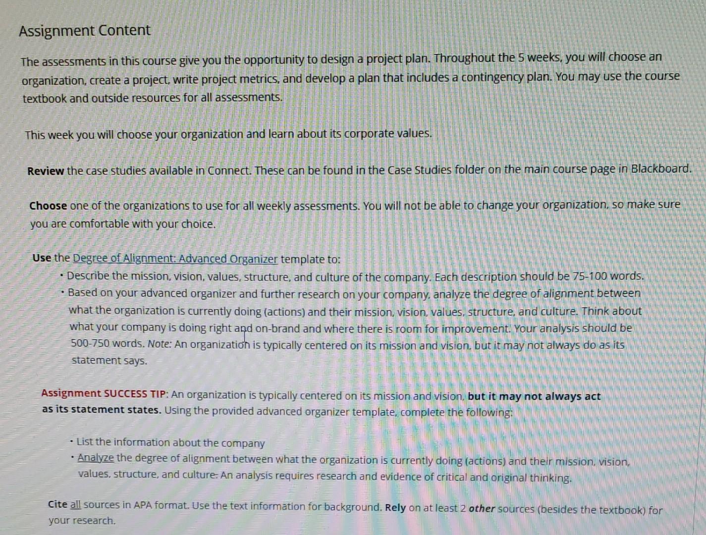 Solved Assignment Content The assessments in this course | Chegg.com
