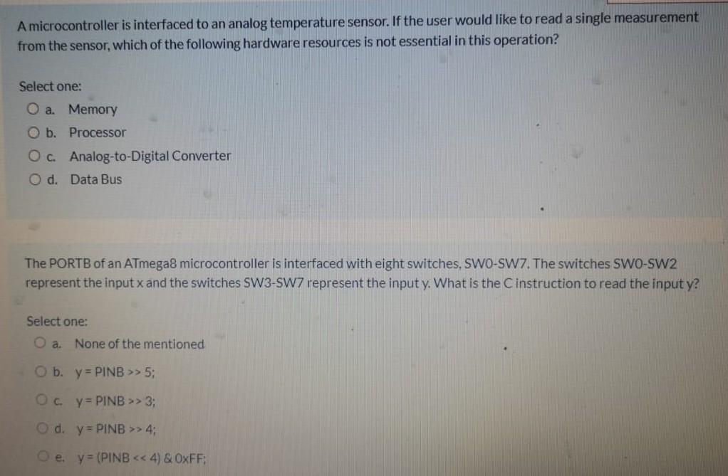Solved A microcontroller is interfaced to an analog | Chegg.com