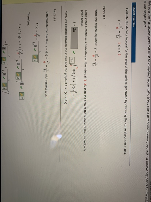 Solved Differentiate the function y = -x) = ** + 1 2x with | Chegg.com