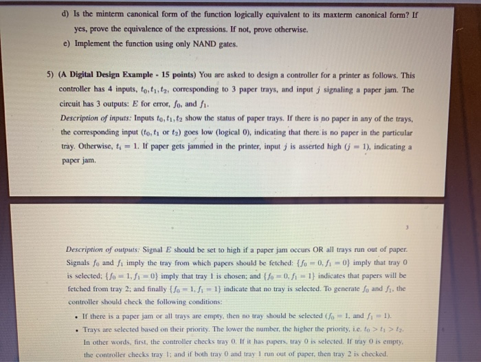 Solved 1) (Simplification using Boolean Algebra - 10 points) | Chegg.com Solved 1) (Simplification using Boolean Algebra - 10 points) | Chegg.com