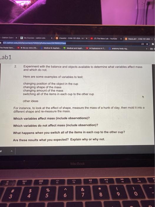 The Massa Youtube Massa- C101-004- Oakson Cox My | Chegg.com