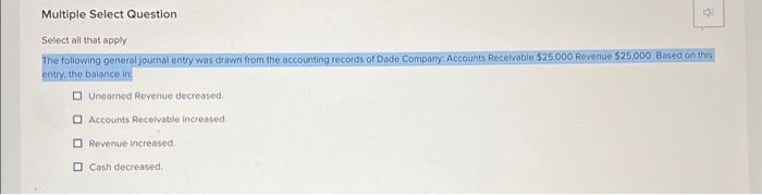 Solved Multiple Select Question Select all that apply The | Chegg.com