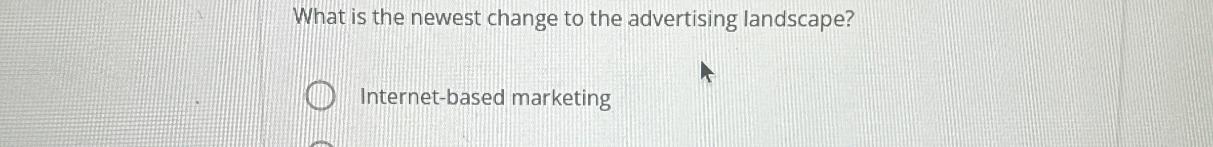 Solved What is the newest change to the advertising | Chegg.com