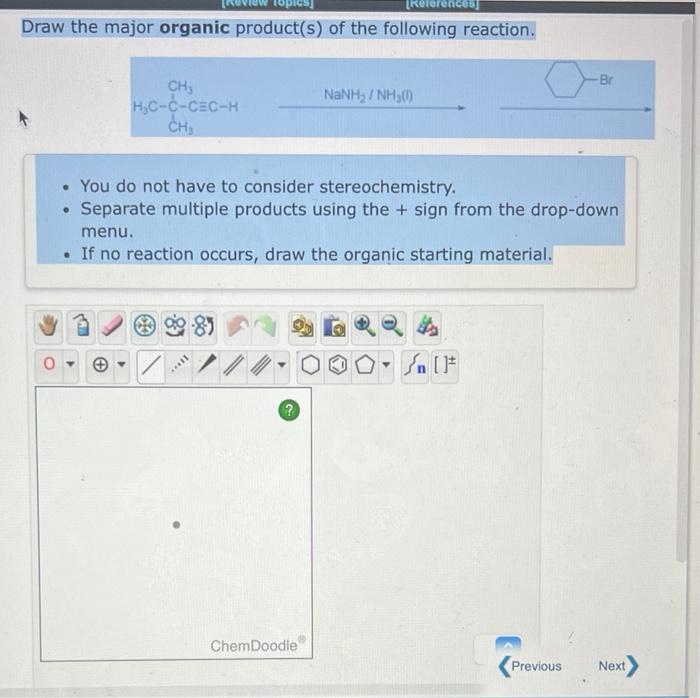 [Solved]: please help Draw the major organic product(s) of t