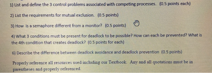 Solved 1) List and define the 3 control problems associated | Chegg.com
