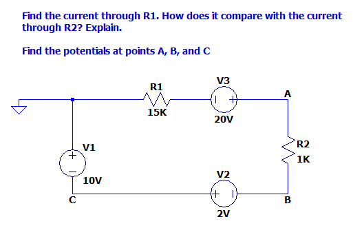 Solved Find the current through R1. ﻿How does it compare | Chegg.com