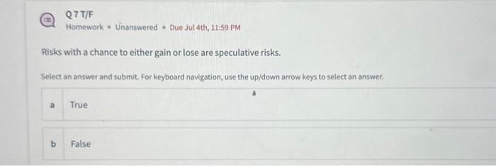 Solved True False | Chegg.com