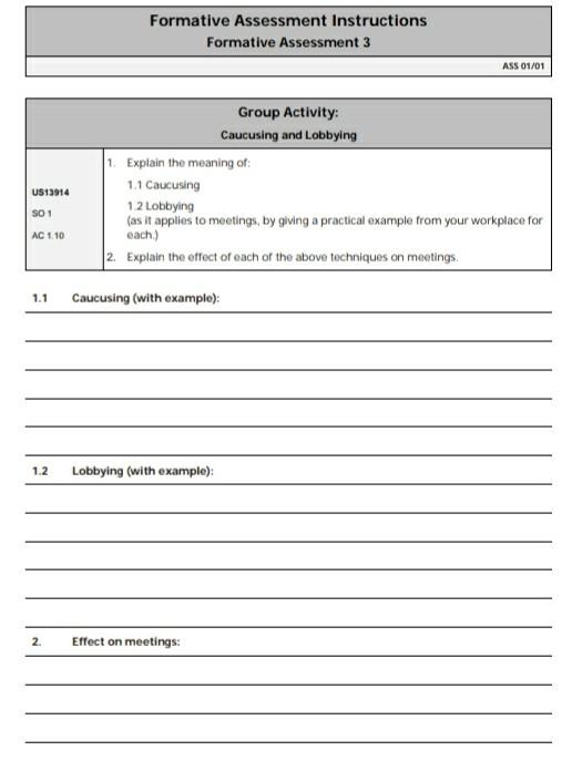 Solved Formative Assessment Instructions Formative | Chegg.com