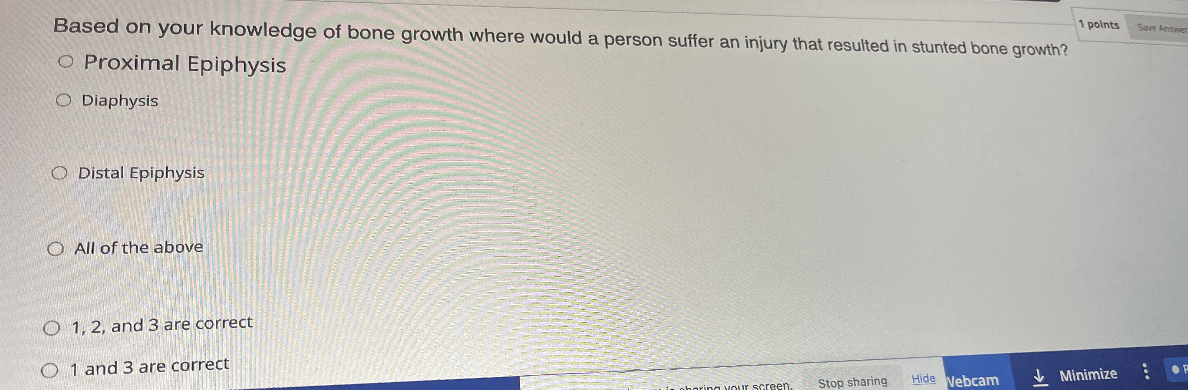 Solved Based on your knowledge of bone growth where would a | Chegg.com