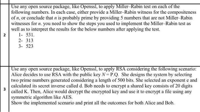 Solved Use any open source package, like Openssl, to apply | Chegg.com