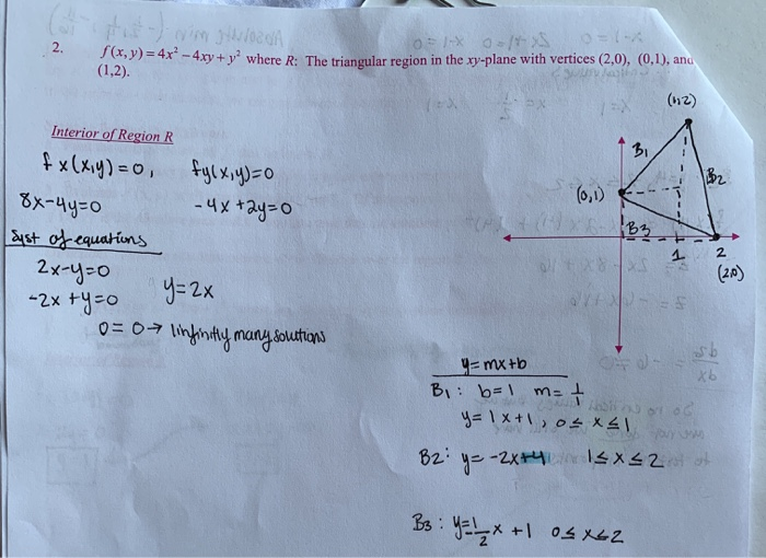 Solved Finding extreme values on closed and bounded sets: | Chegg.com