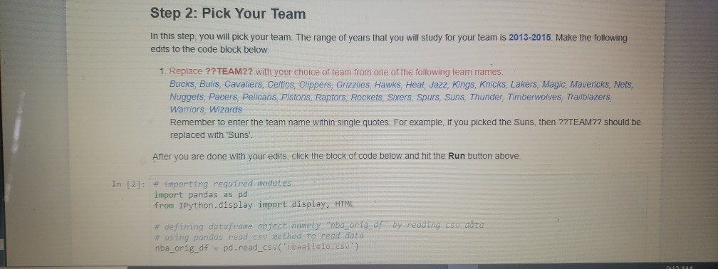 Project One: Data Visualization, Descriptive | Chegg.com