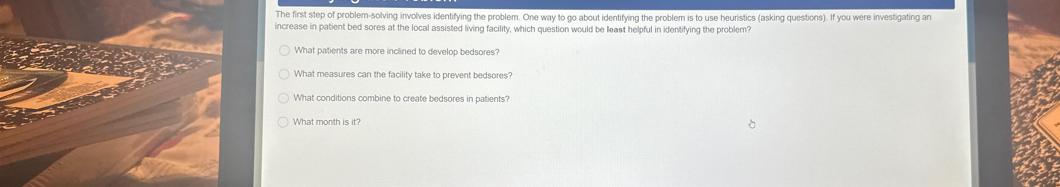 Solved The first step of problem-solving involves | Chegg.com