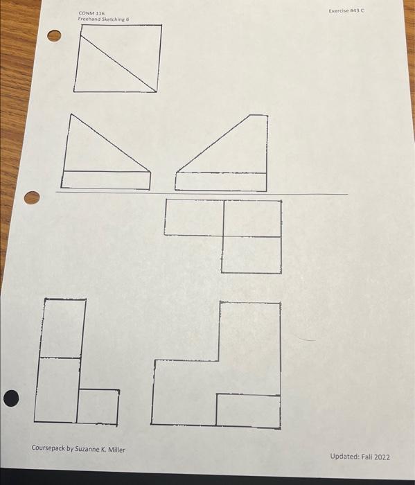 using the top, front, right or left elevations draw a | Chegg.com