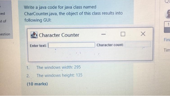 Solved Jed Write a java code for java class named | Chegg.com