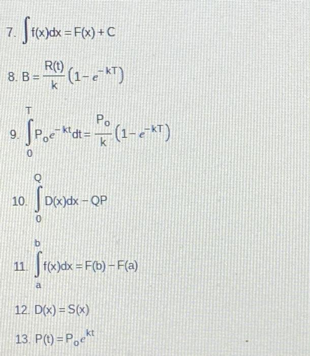 Solved A. Indefinite Integral B. Fundamental Theorem of | Chegg.com