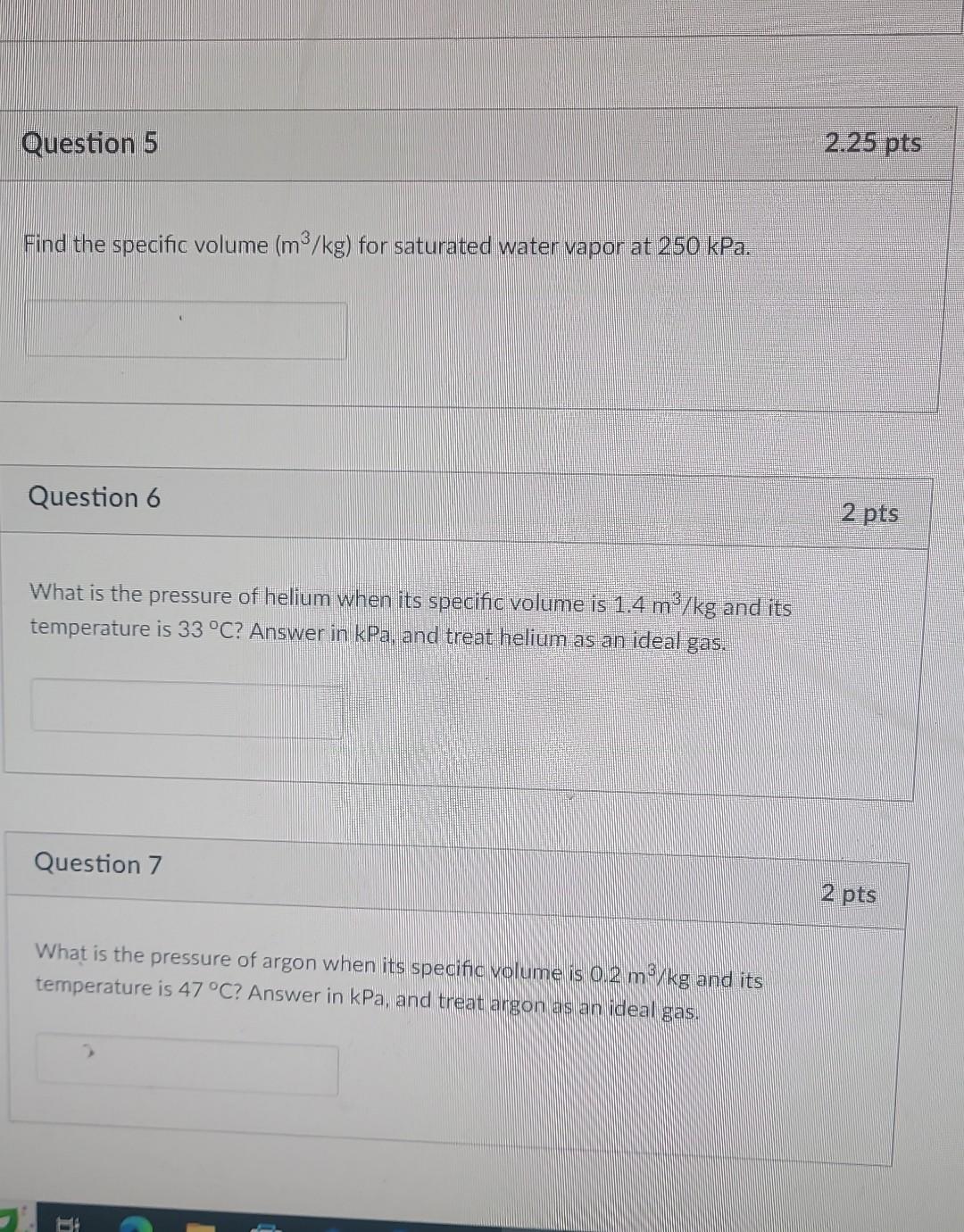 Solved Find the specific volume (m3/kg) for saturated water | Chegg.com