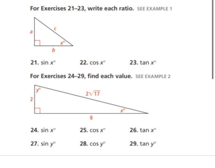 Solved For Exercises 21-23, write each ratio. SEE EXAMPLE 1 | Chegg.com