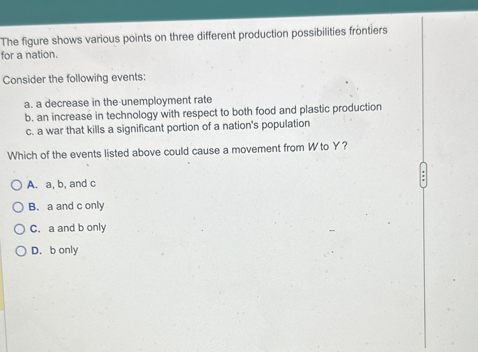 Solved The figure shows various points on three different | Chegg.com