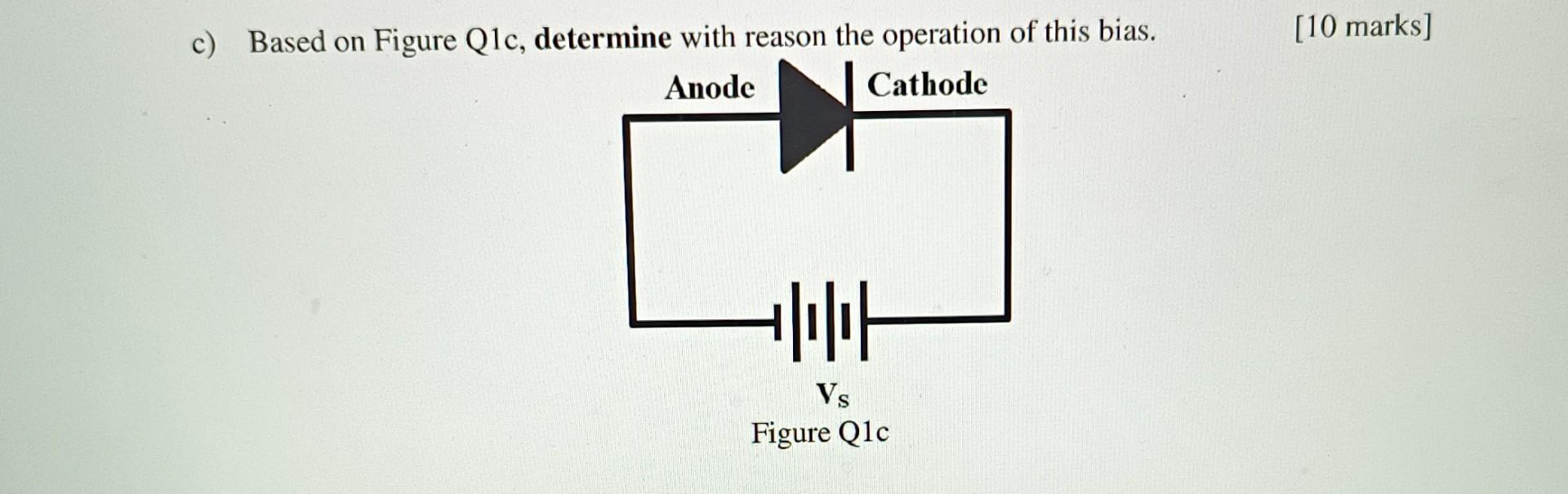Solved c) Based on Figure Q1c, determine with reason the | Chegg.com