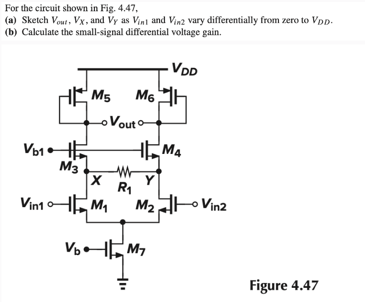 Solved For the circuit shown in ﻿Fig. 4.47,(a) ﻿Sketch | Chegg.com