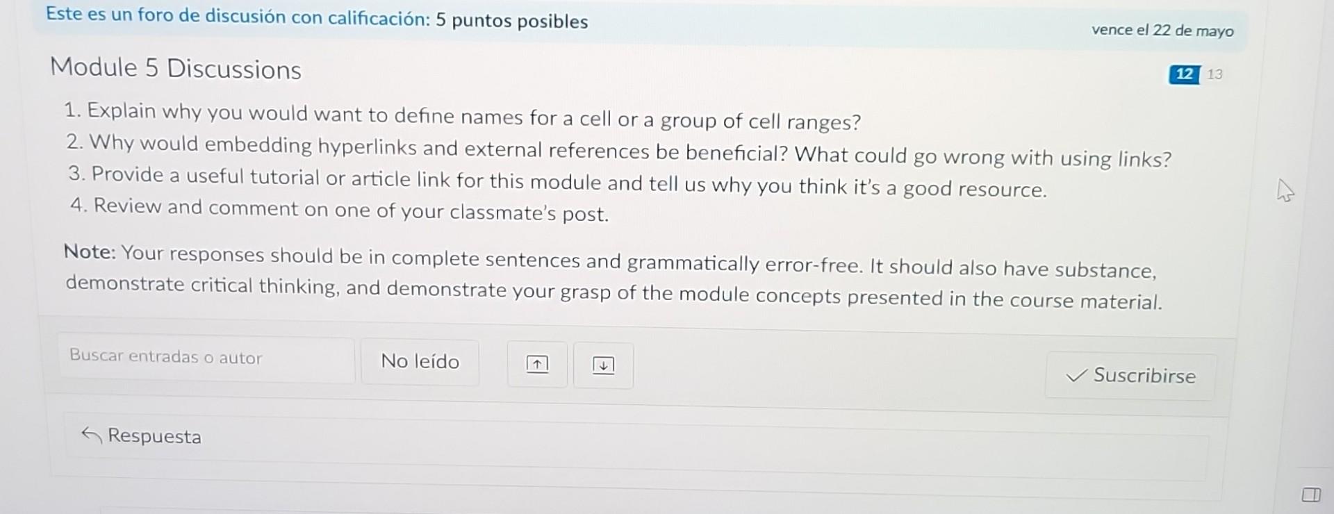 Solved Module 5 Discussions 1. Explain why you would want to | Chegg.com