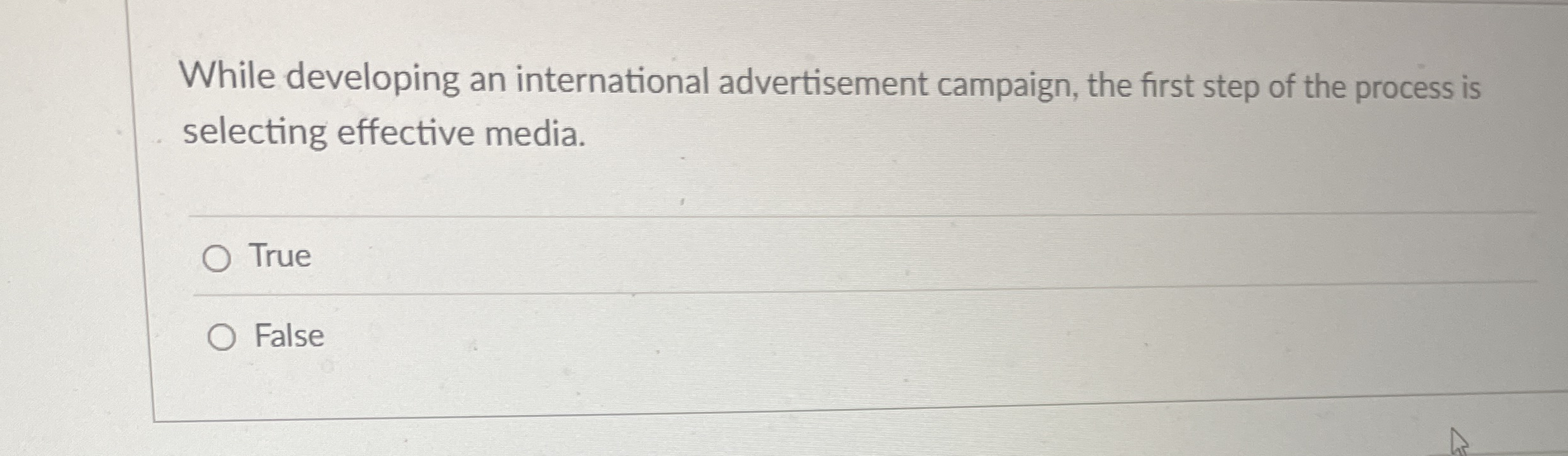 Solved While developing an international advertisement | Chegg.com