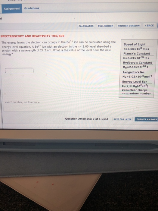 Solved Assignment Gradebook CALCULATOR FULL SCREEN PRINTER | Chegg.com