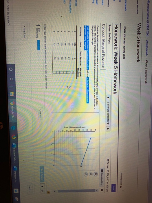 Solved Microeconomics [ONO1 ON] Assignments > Week 5 | Chegg.com