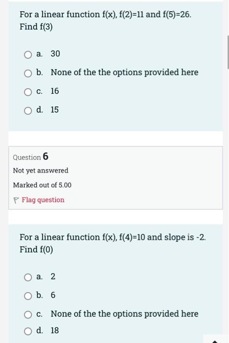 Solved The intersection of the domains of the functions | Chegg.com