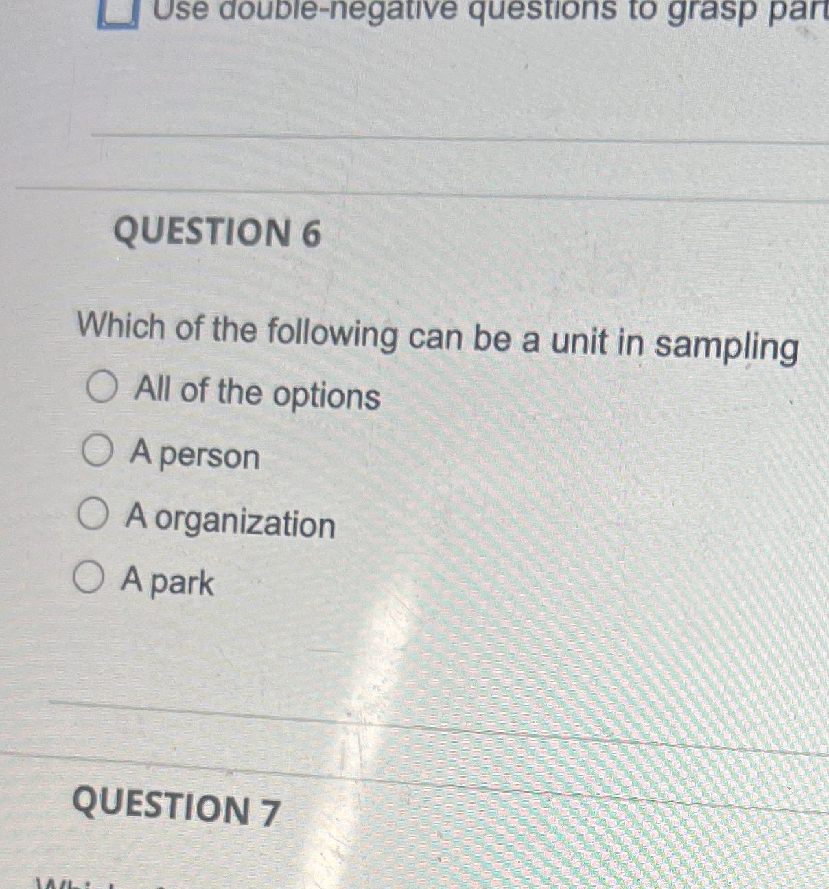 Solved QUESTION 6Which of the following can be a unit in | Chegg.com