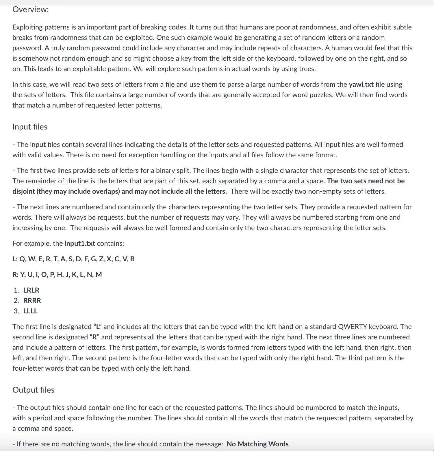 Solved Overview:Exploiting patterns is an important part of | Chegg.com