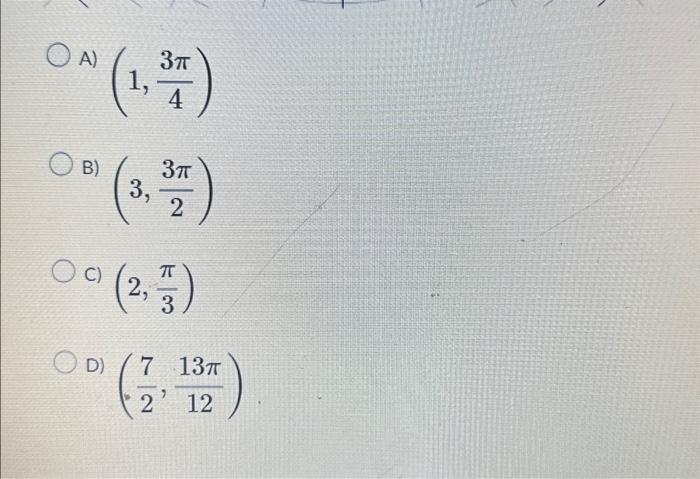 Solved What are the coordinates of the point labeled ' A | Chegg.com