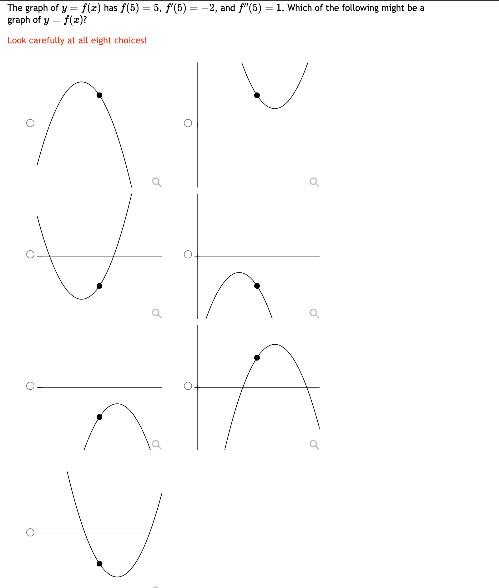 Solved The graph of y=f(x) ﻿has f(5)=5,f'(5)=-2, ﻿and | Chegg.com